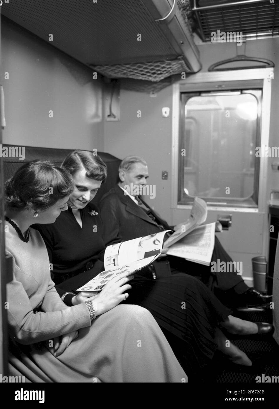 Sleep cart SJ ACO6 with extras Stock Photo - Alamy