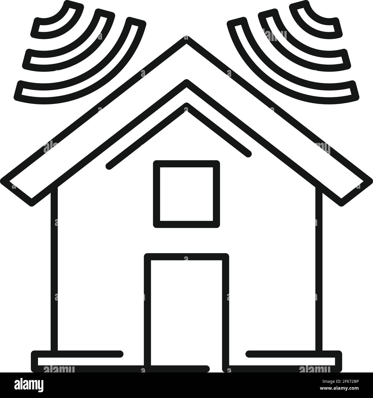 House Roof Outline Clipart Image