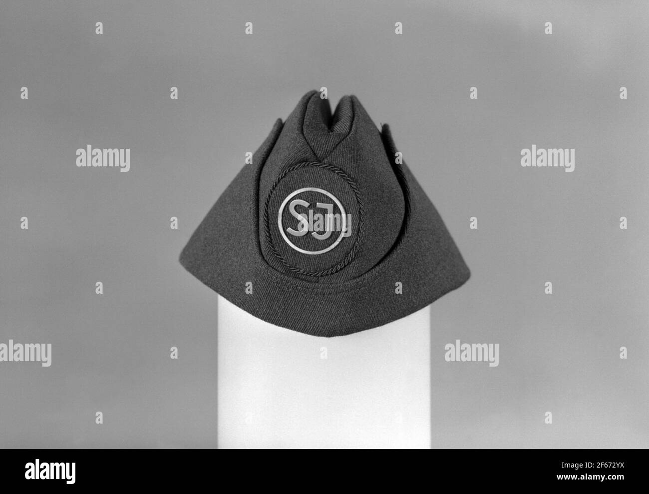 Uniform hat with SJ emblem Stock Photo - Alamy