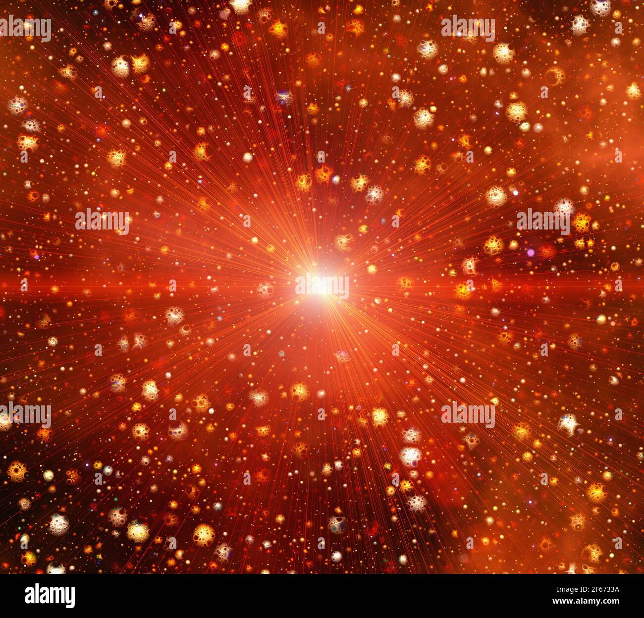 many meteorite on a space background Stock Photo - Alamy