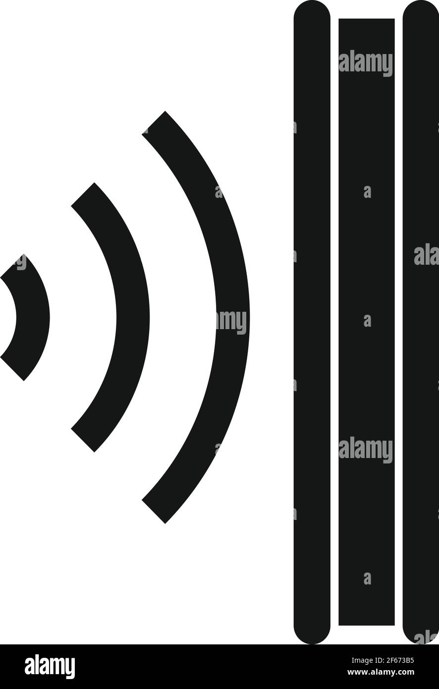 Sound absorbing icon, simple style Stock Vector Image & Art - Alamy