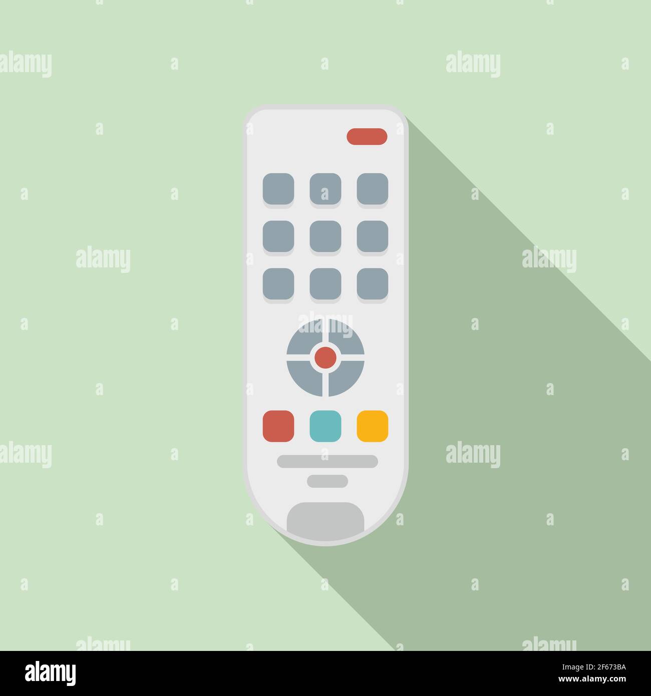 Hand remote control icon, flat style Stock Vector Image & Art - Alamy