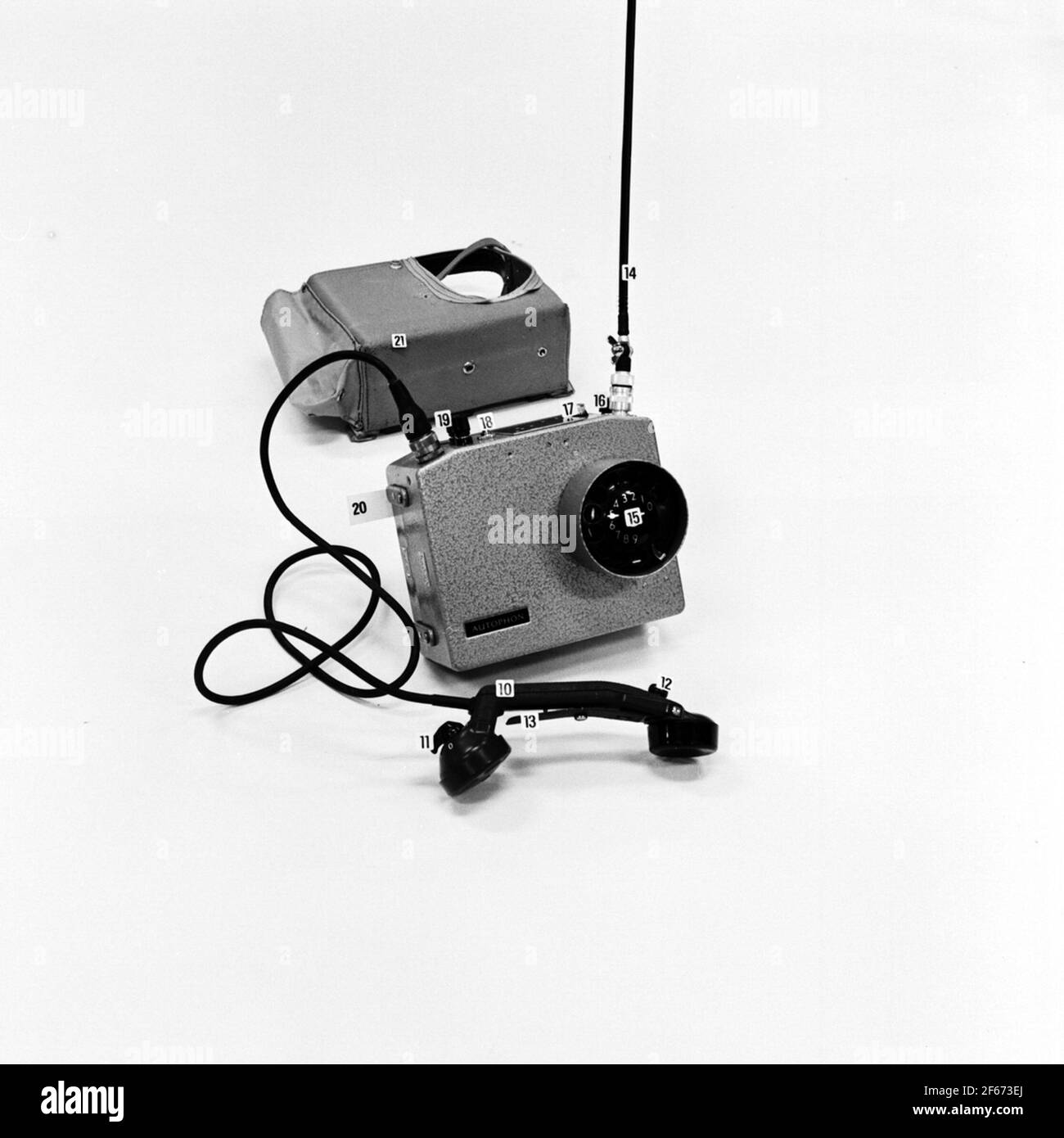 Parts for communication radio Stock Photo - Alamy