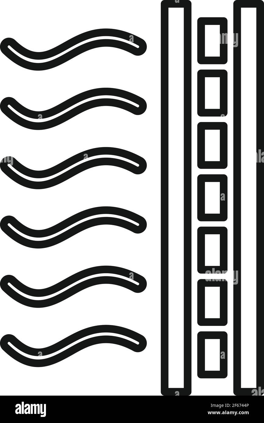 Sound record absorbing icon, outline style Stock Vector Image & Art - Alamy