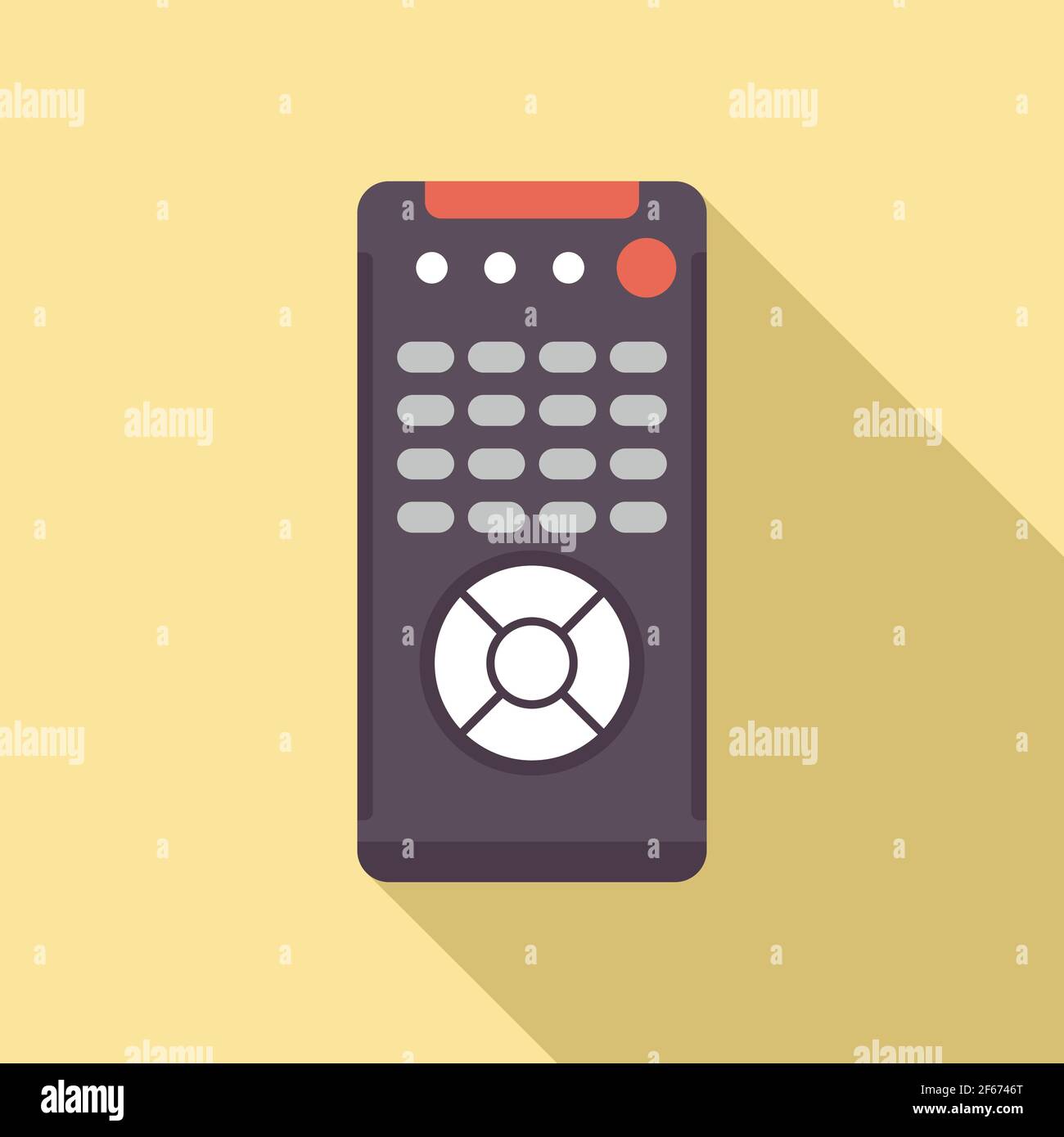 Channel remote control icon, flat style Stock Vector Image & Art - Alamy