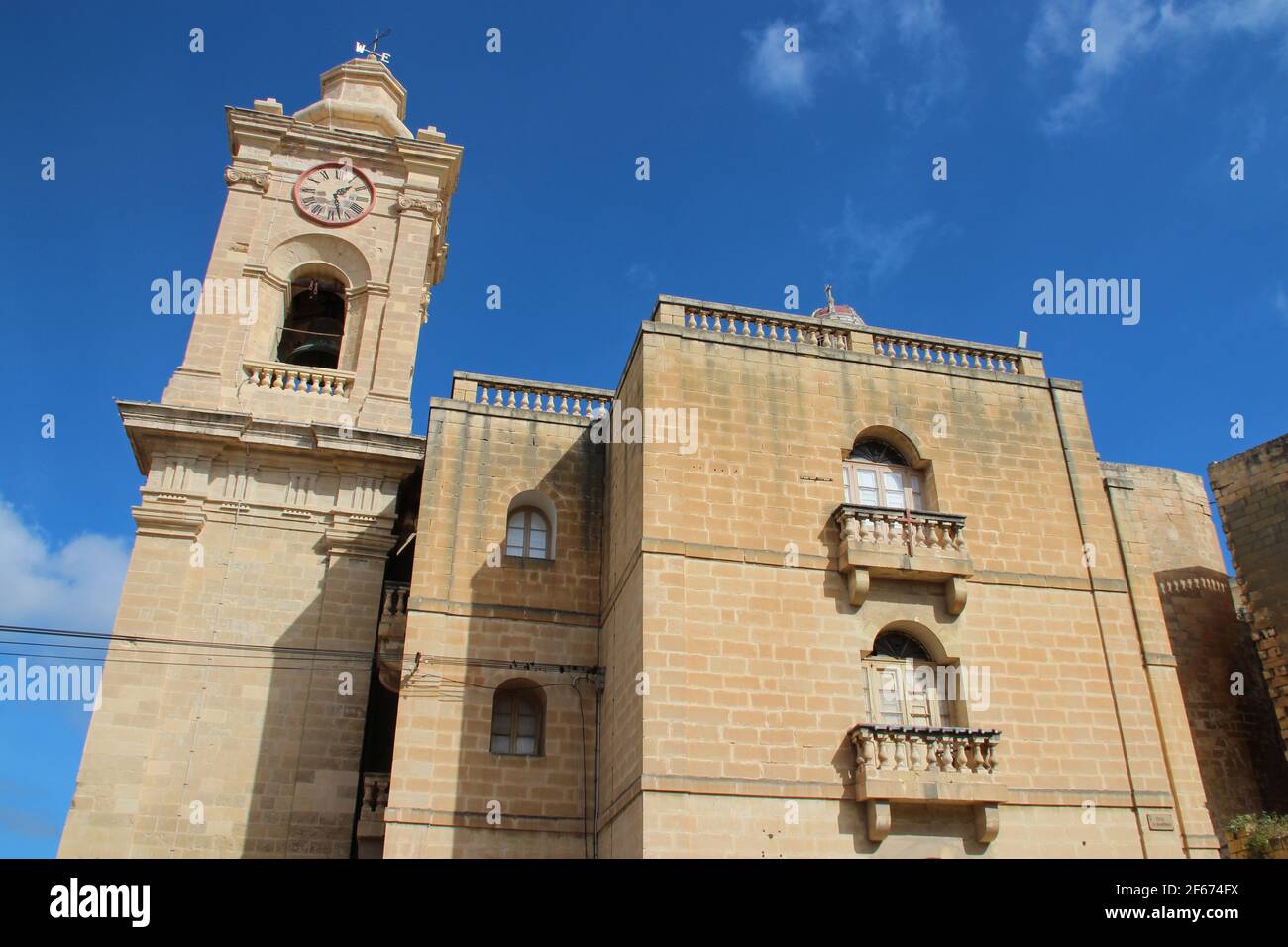 church (our lady of immaculate conception) in bormla in malta Stock ...