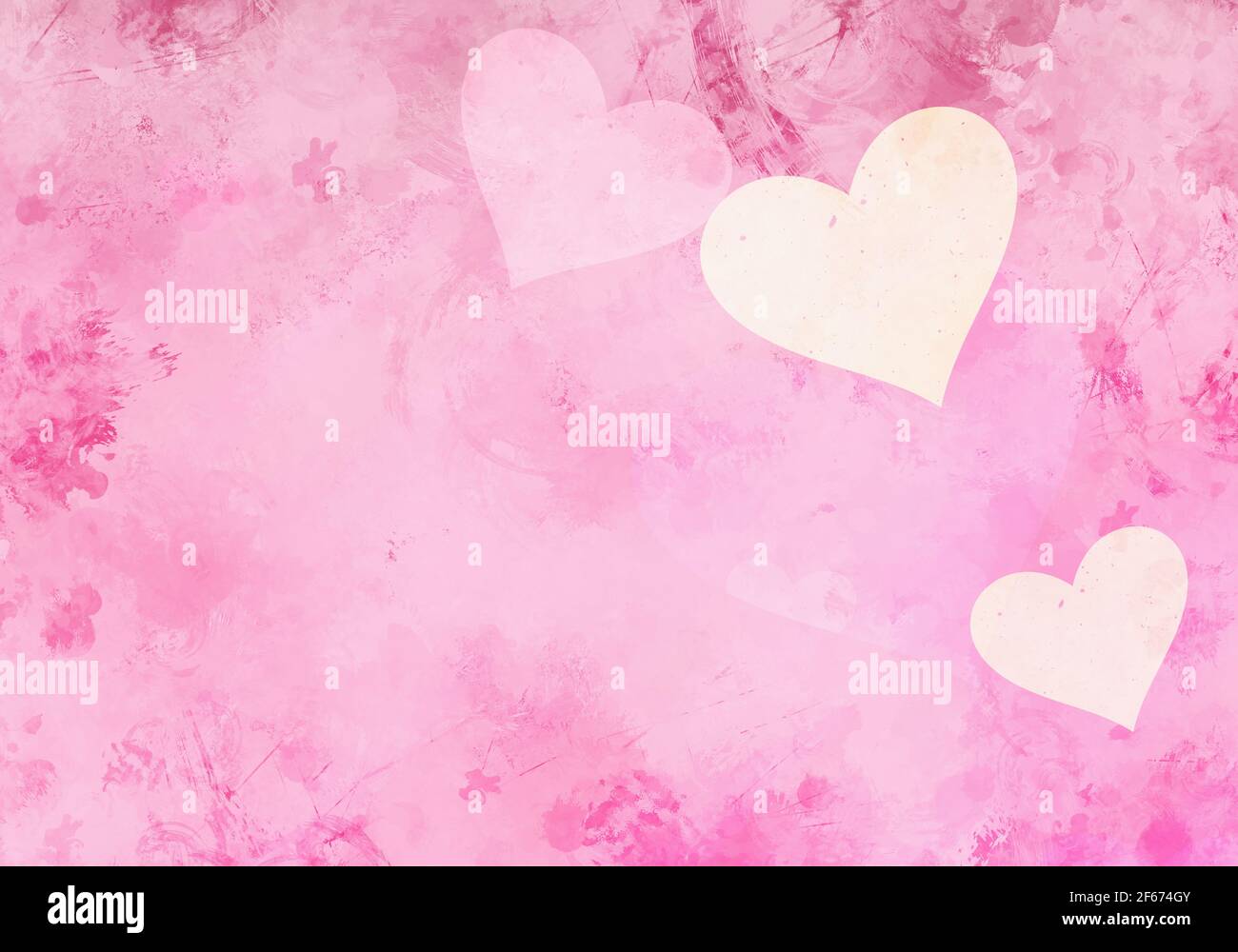 love hearts backgrounds with copy space place Stock Photo - Alamy