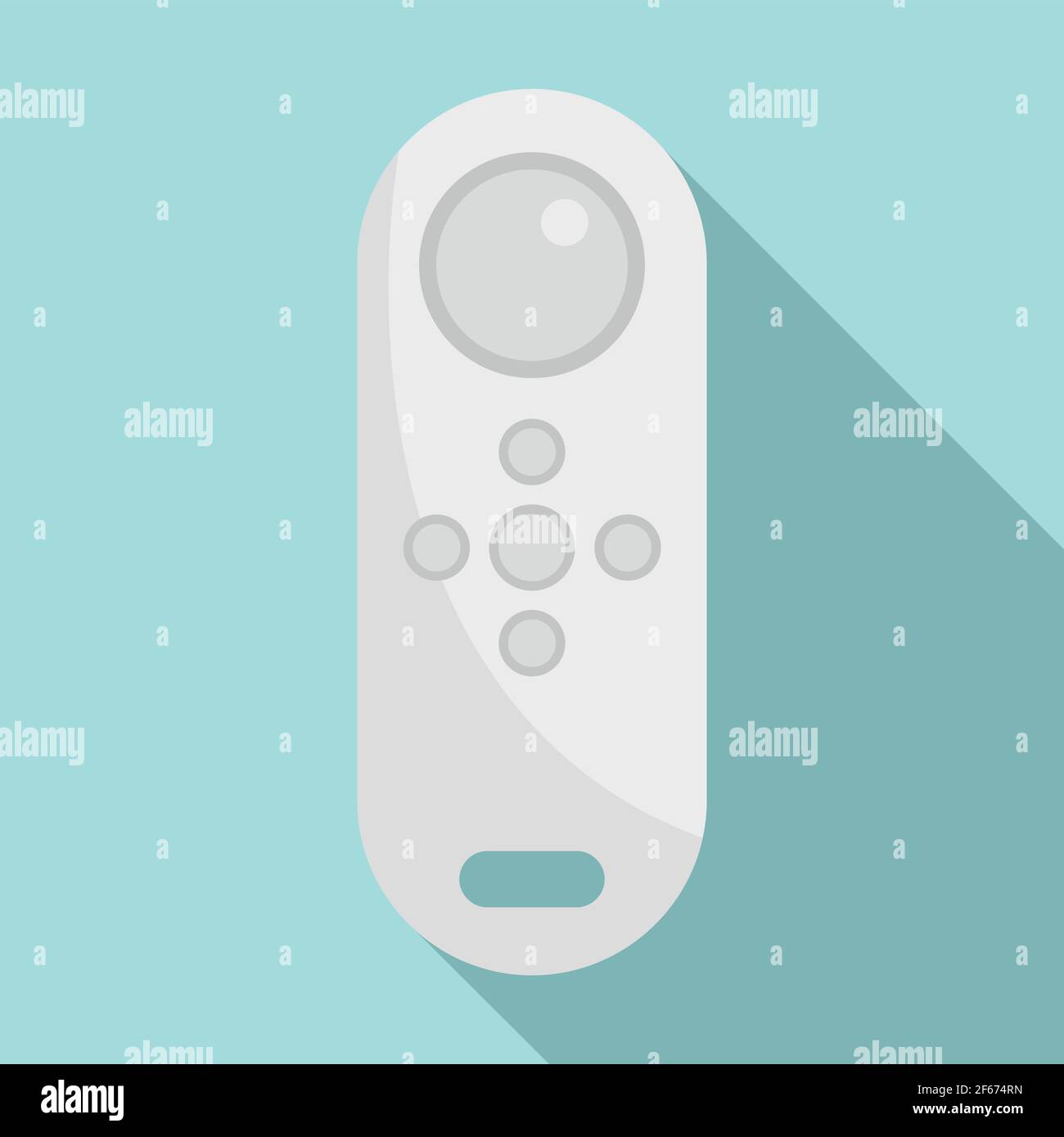 Air conditioner remote control icon, flat style Stock Vector Image ...