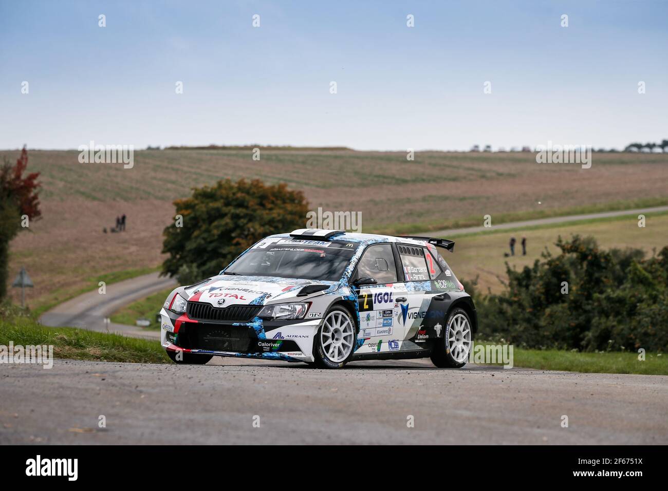 02 GIORDANO Quentin, PARENT Kevin, Skoda Fabia, Action during the 2017 ...