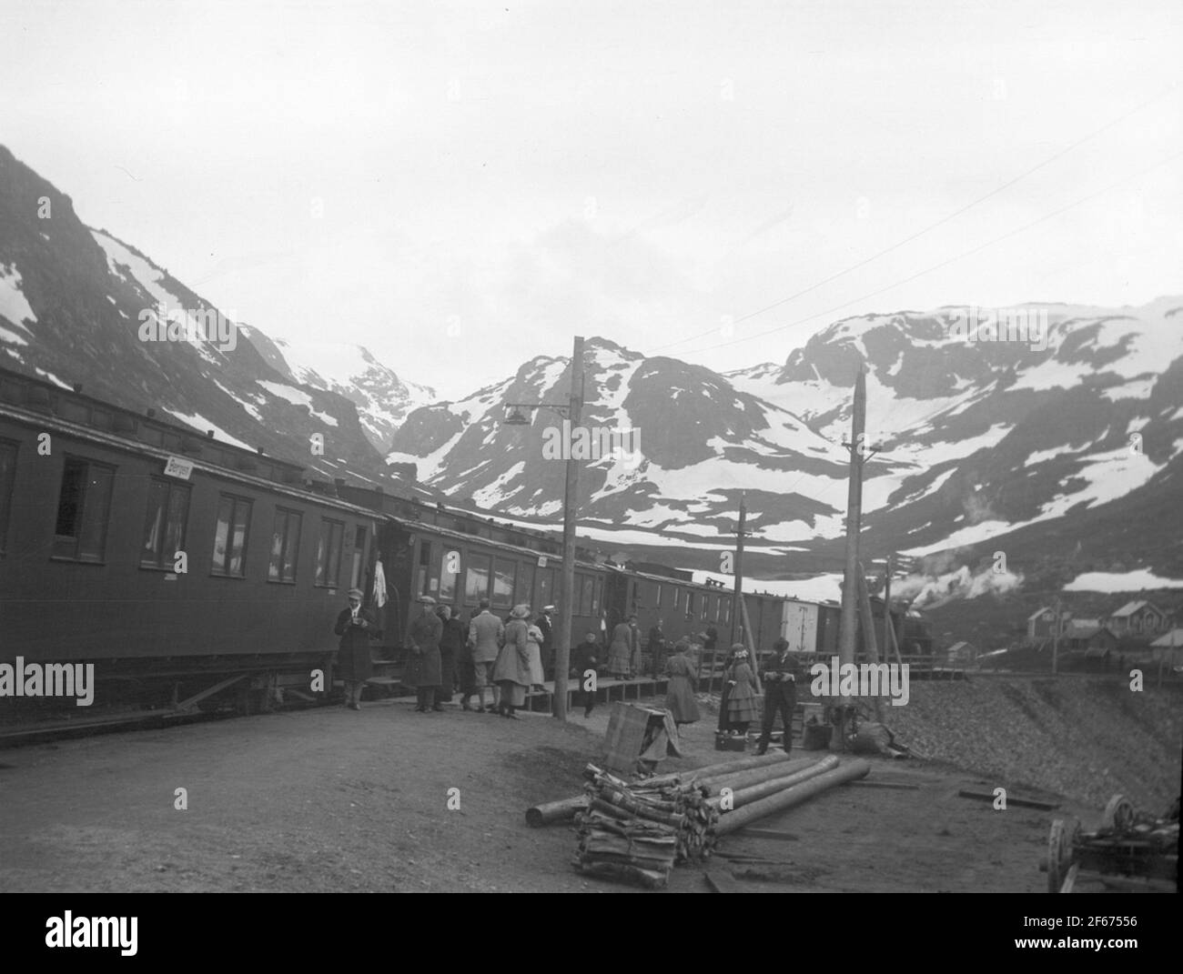 Myrdal station Black and White Stock Photos & Images - Alamy