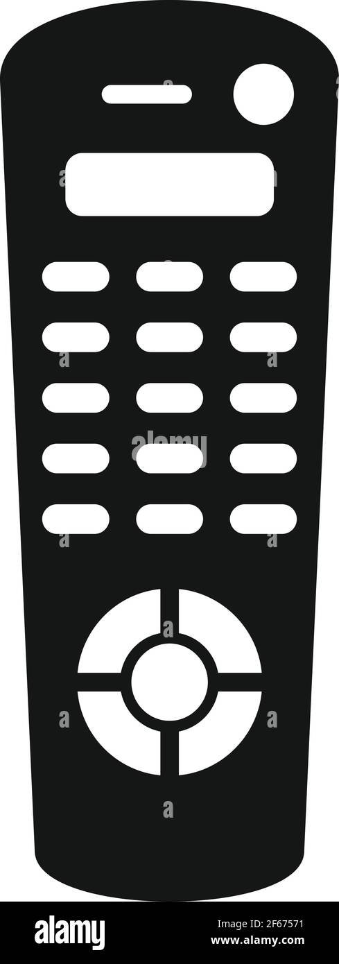 Button remote control icon, simple style Stock Vector Image & Art - Alamy