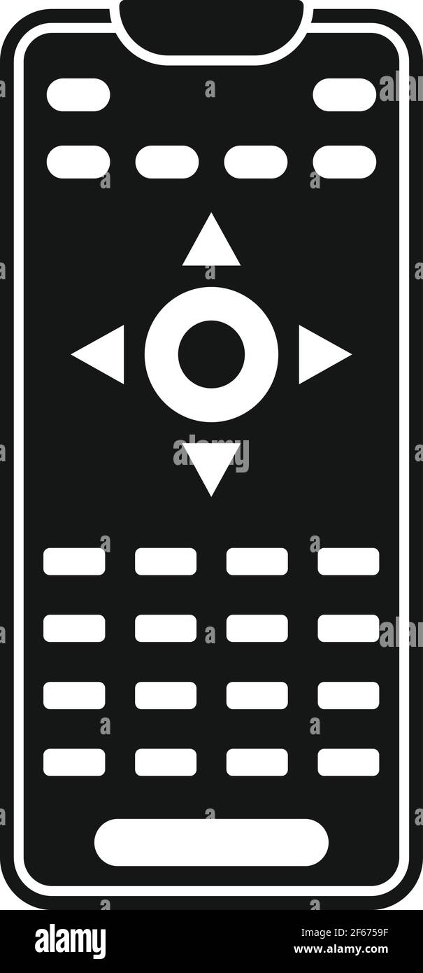 Remote control icon, simple style Stock Vector Image & Art - Alamy