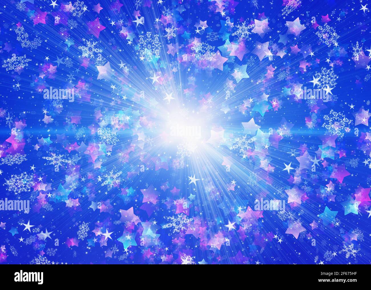 snowfall and stars dreamy backgrounds Stock Photo - Alamy