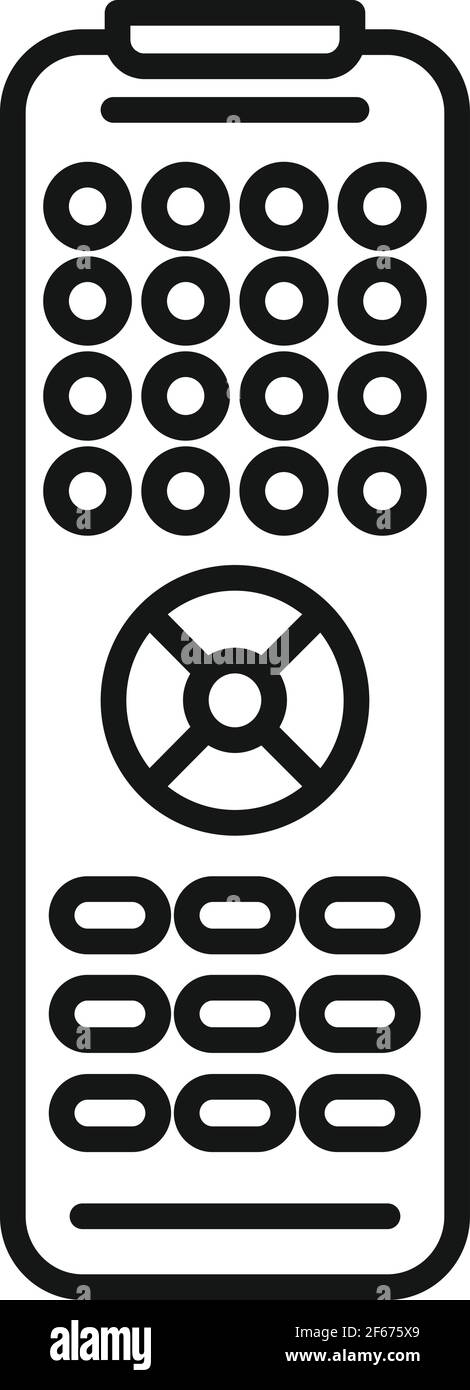 Channel remote control icon, outline style Stock Vector Image & Art - Alamy
