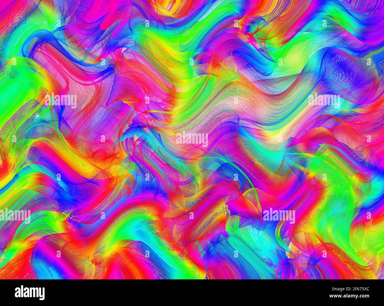 abstract rainbow color mixed waves background Stock Photo - Alamy