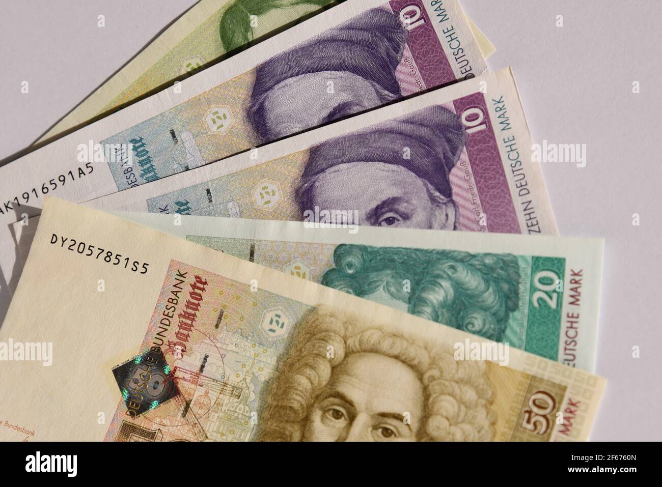 old german bank notes Stock Photo - Alamy