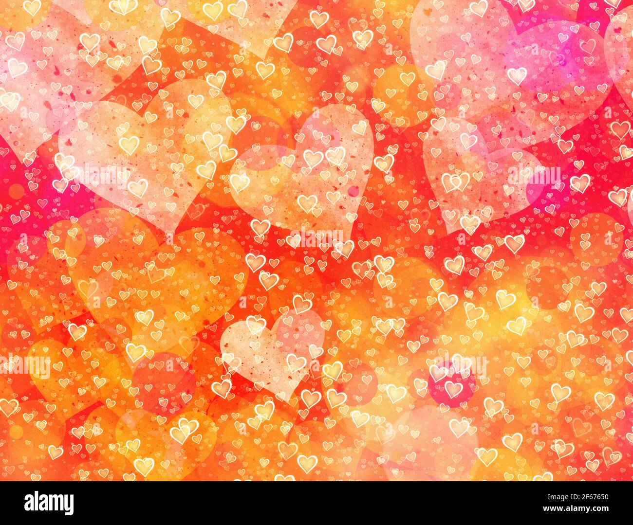 multicolored hearts background of a Love symbol Stock Photo - Alamy