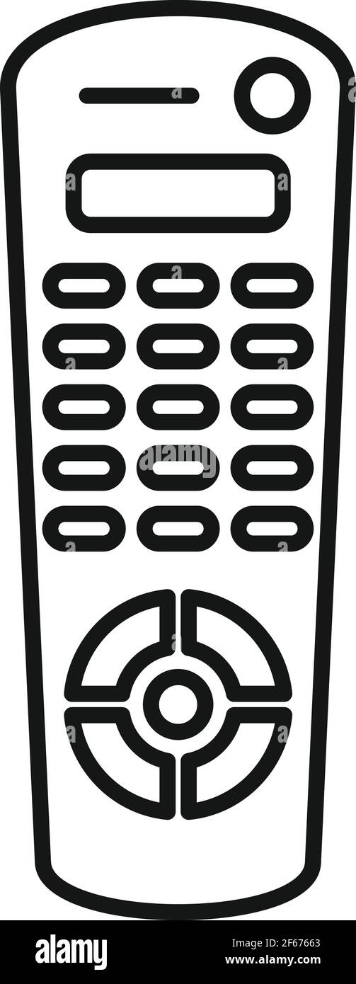Infrared remote control icon, outline style Stock Vector Image & Art ...