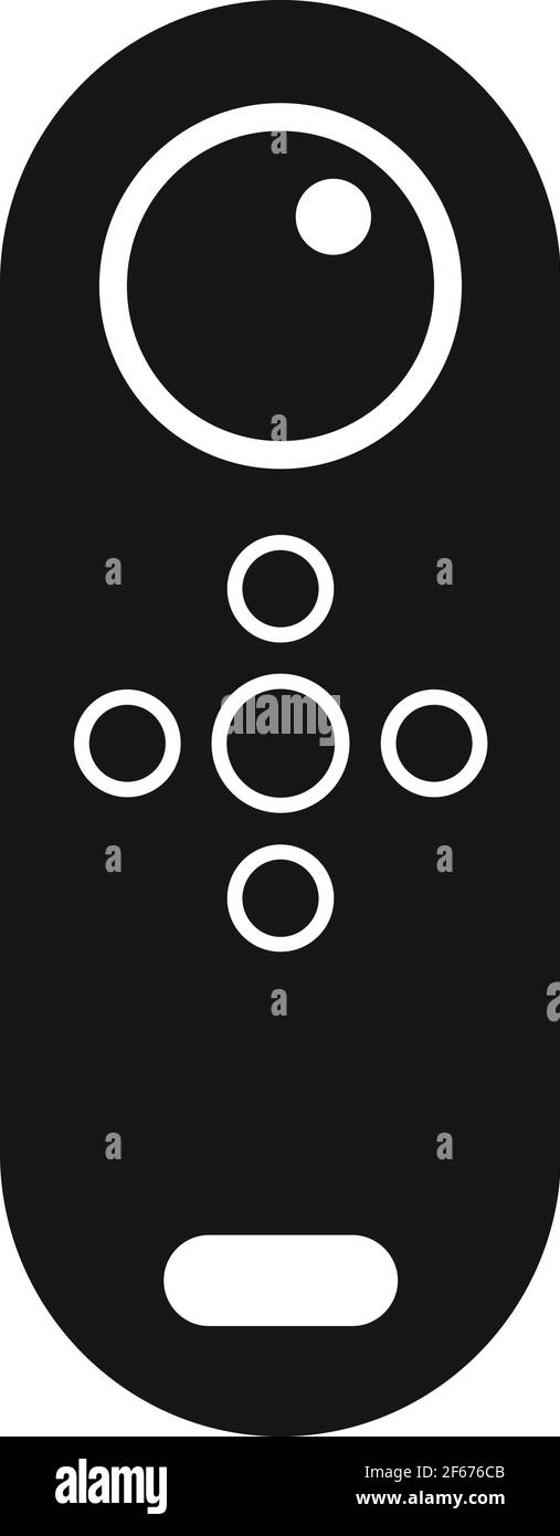 Air conditioner remote control icon, simple style Stock Vector Image ...