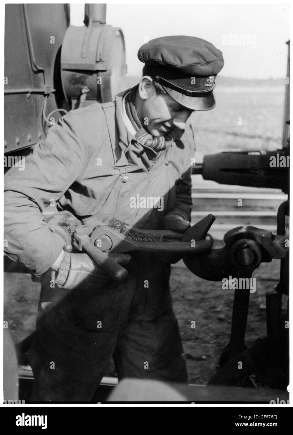 Coupling of carts Stock Photo - Alamy