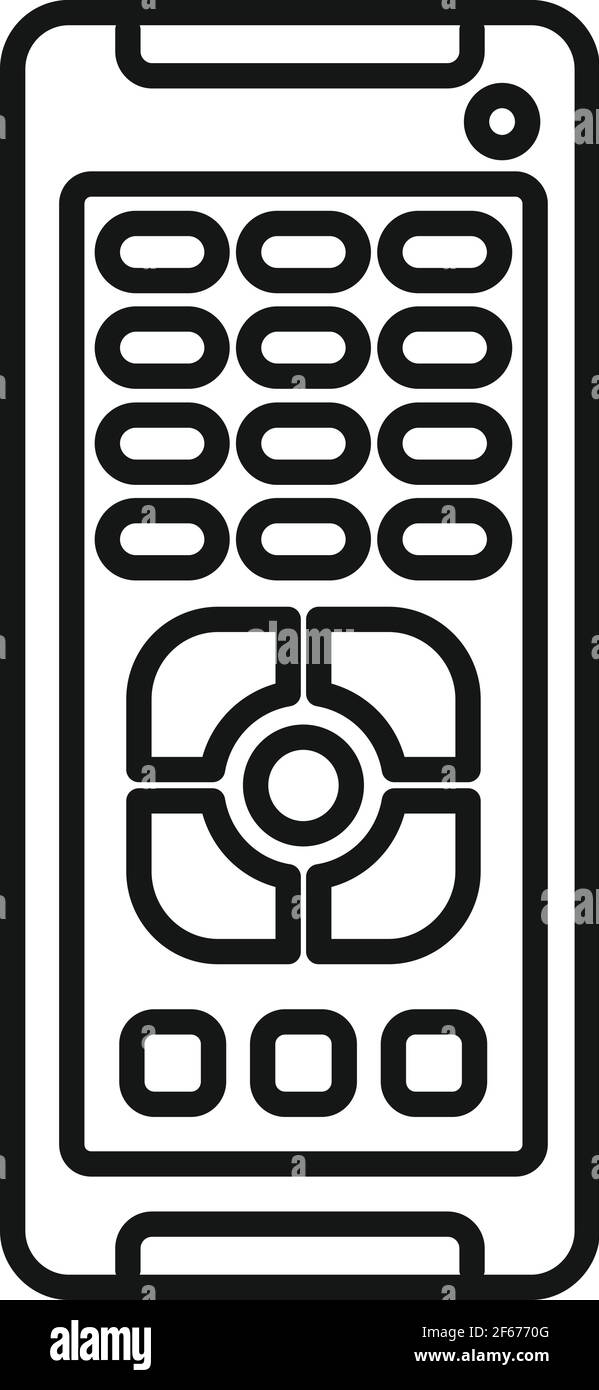 Remote control equipment icon, outline style Stock Vector Image & Art ...