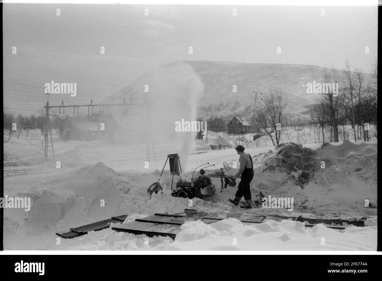 Snow machine Black and White Stock Photos & Images - Alamy