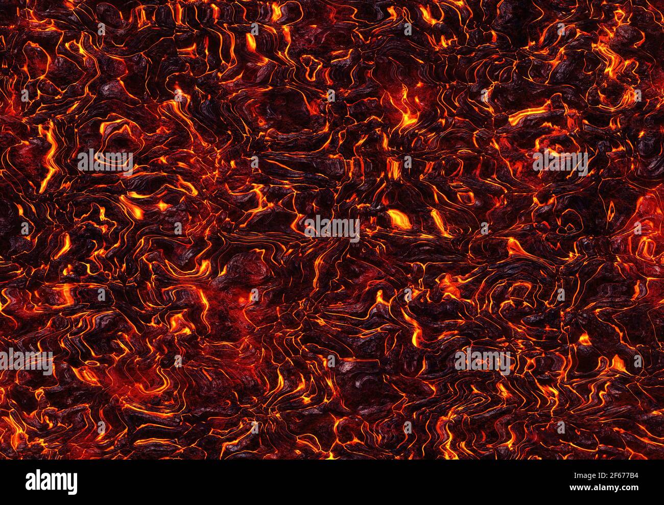 heat red lava of eruption volcano Stock Photo - Alamy