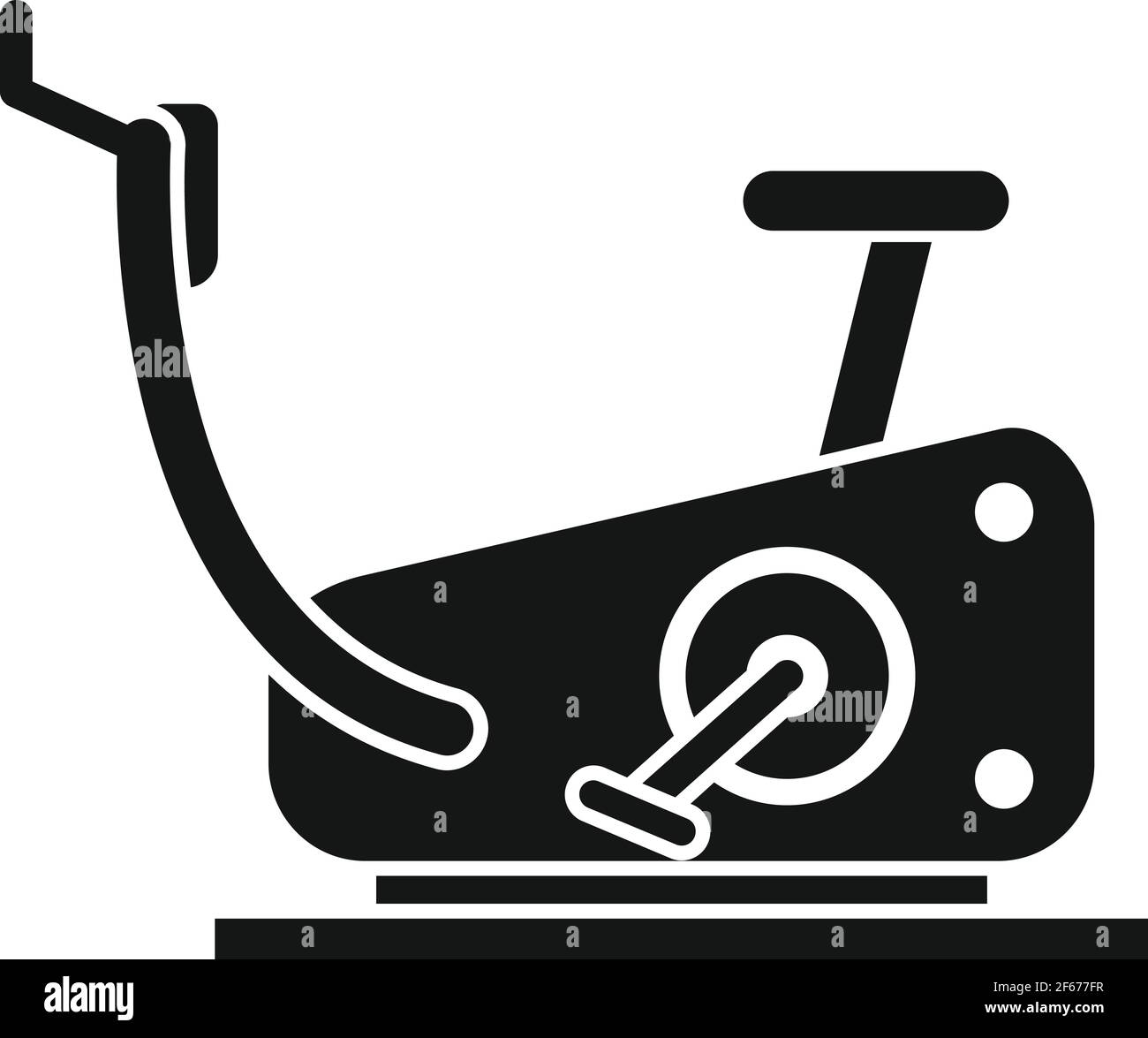 Fitness exercise bike icon, simple style Stock Vector Image & Art - Alamy