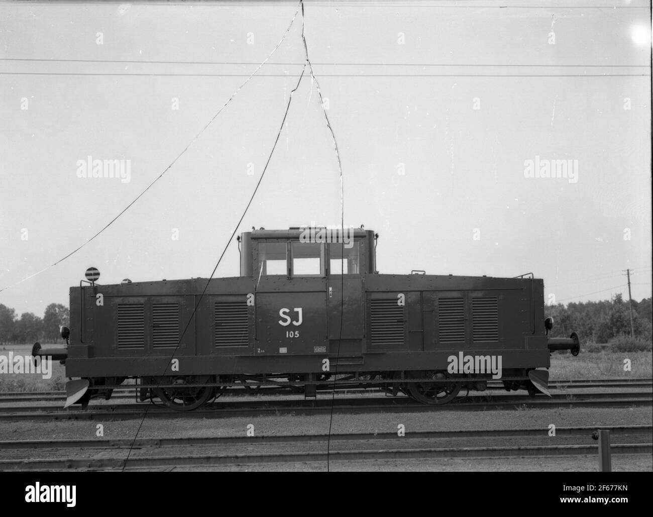 The state's railways, SJ ZSS 105 Stock Photo - Alamy