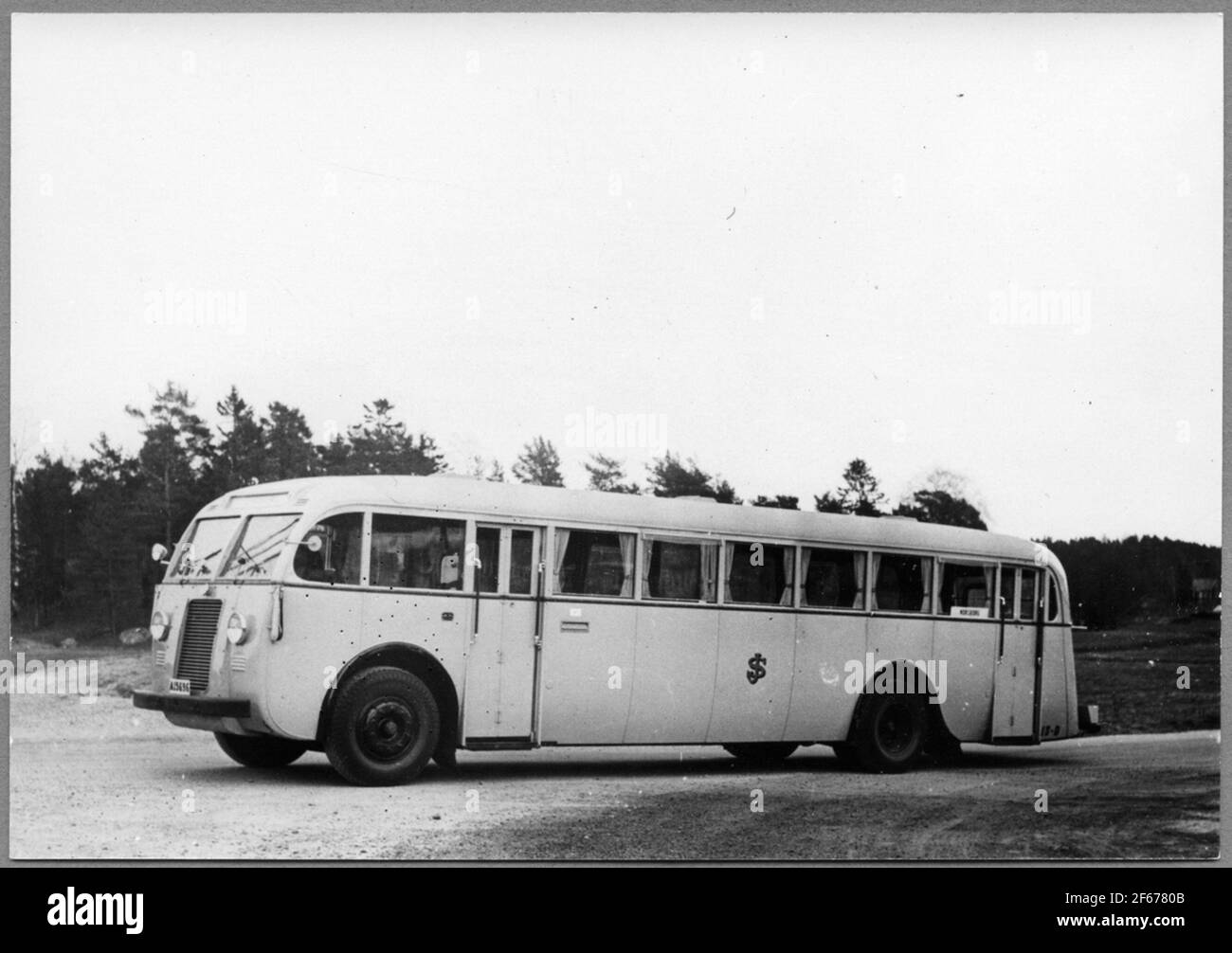 The state's railways, SJ bus Stock Photo - Alamy