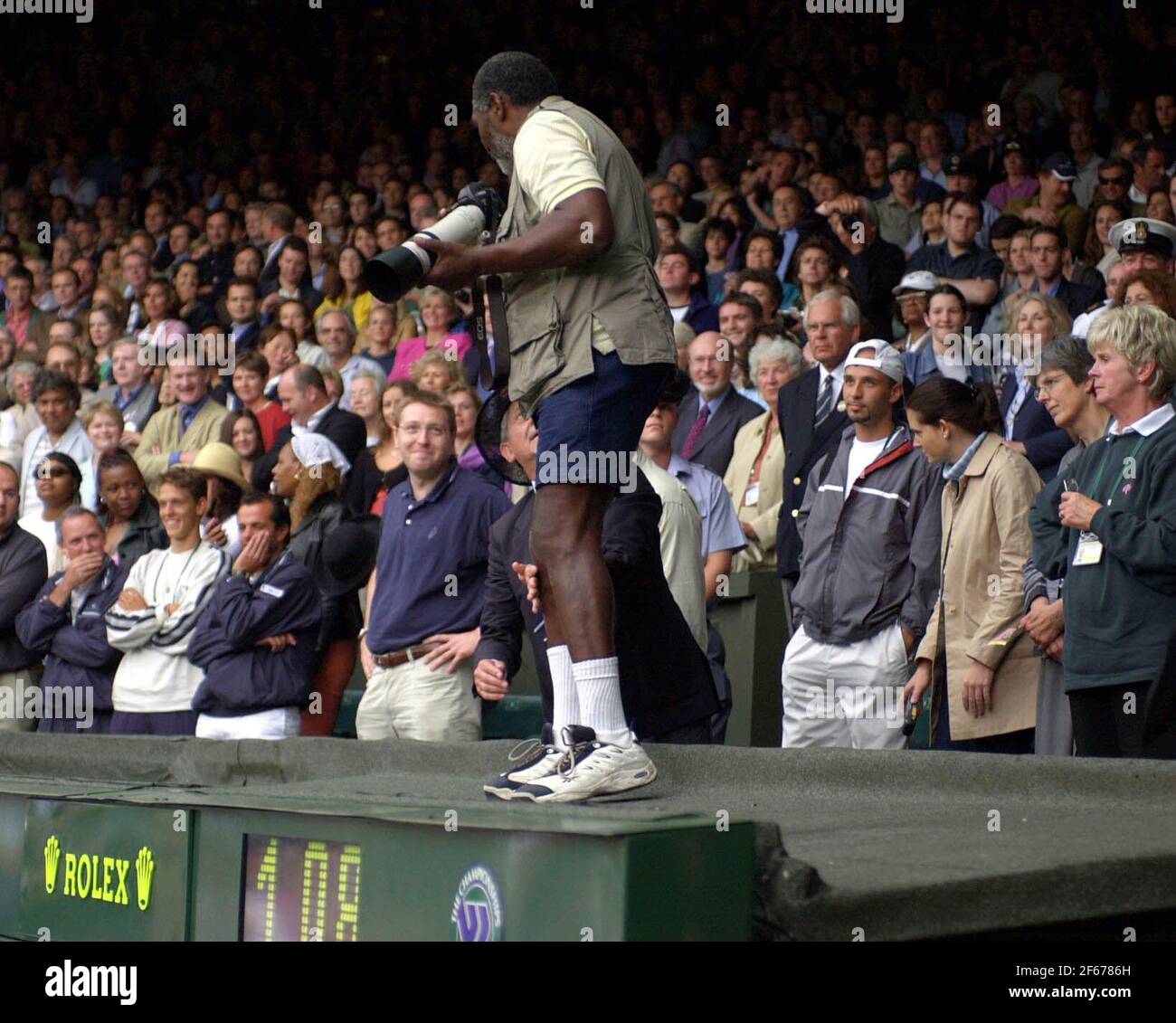 U.S. tennis player Venus Williams' father Richard Williams takes a ...