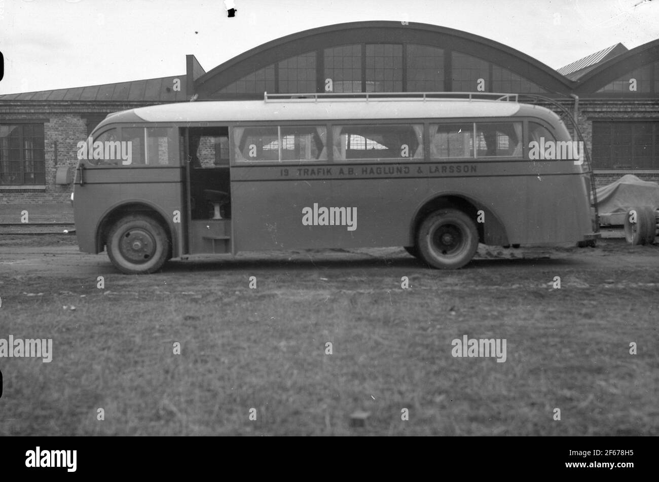 Volvo B1 bus for Haglund & Larsson. The body manufactured by the ...