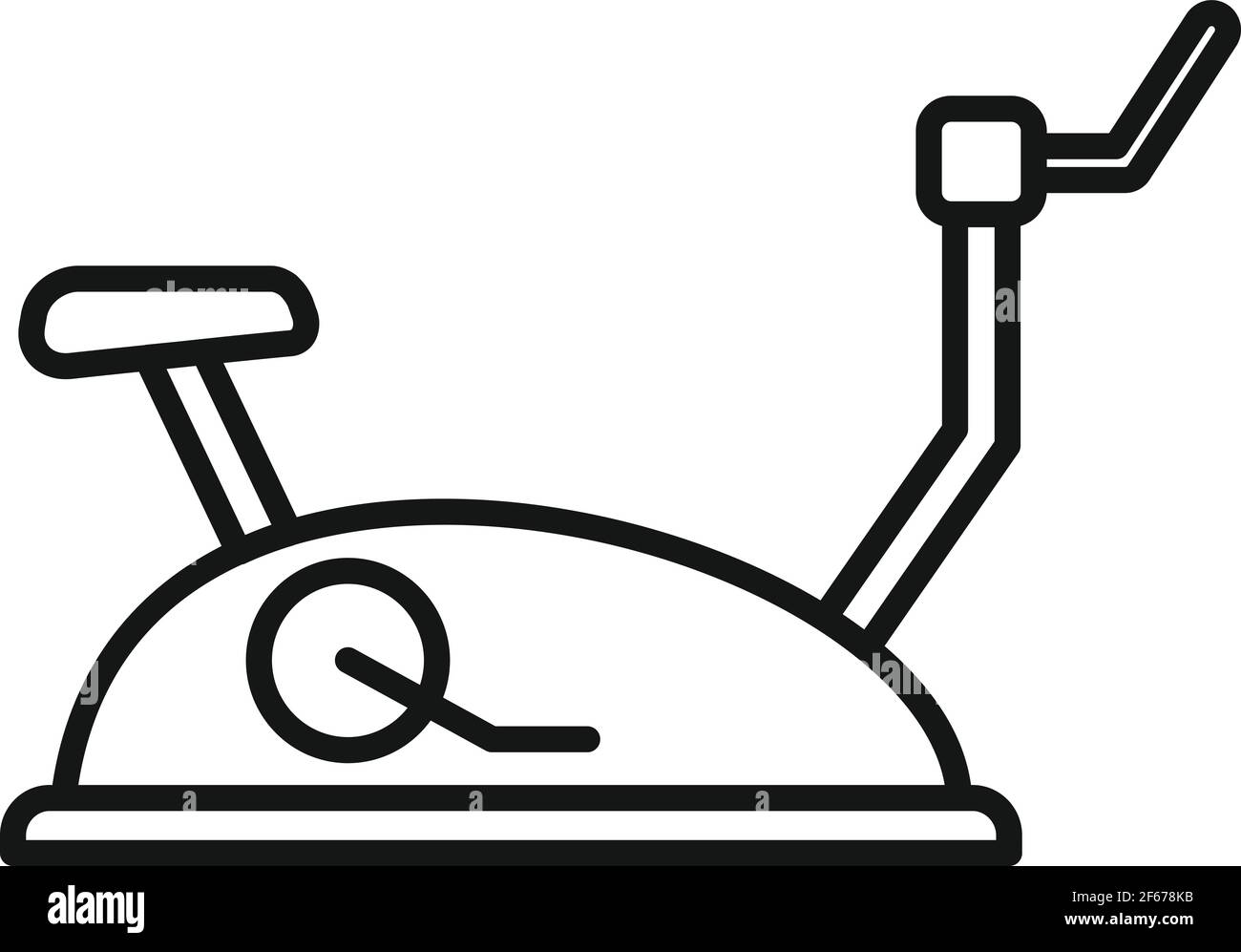 Exercise bike icon, outline style Stock Vector Image & Art - Alamy
