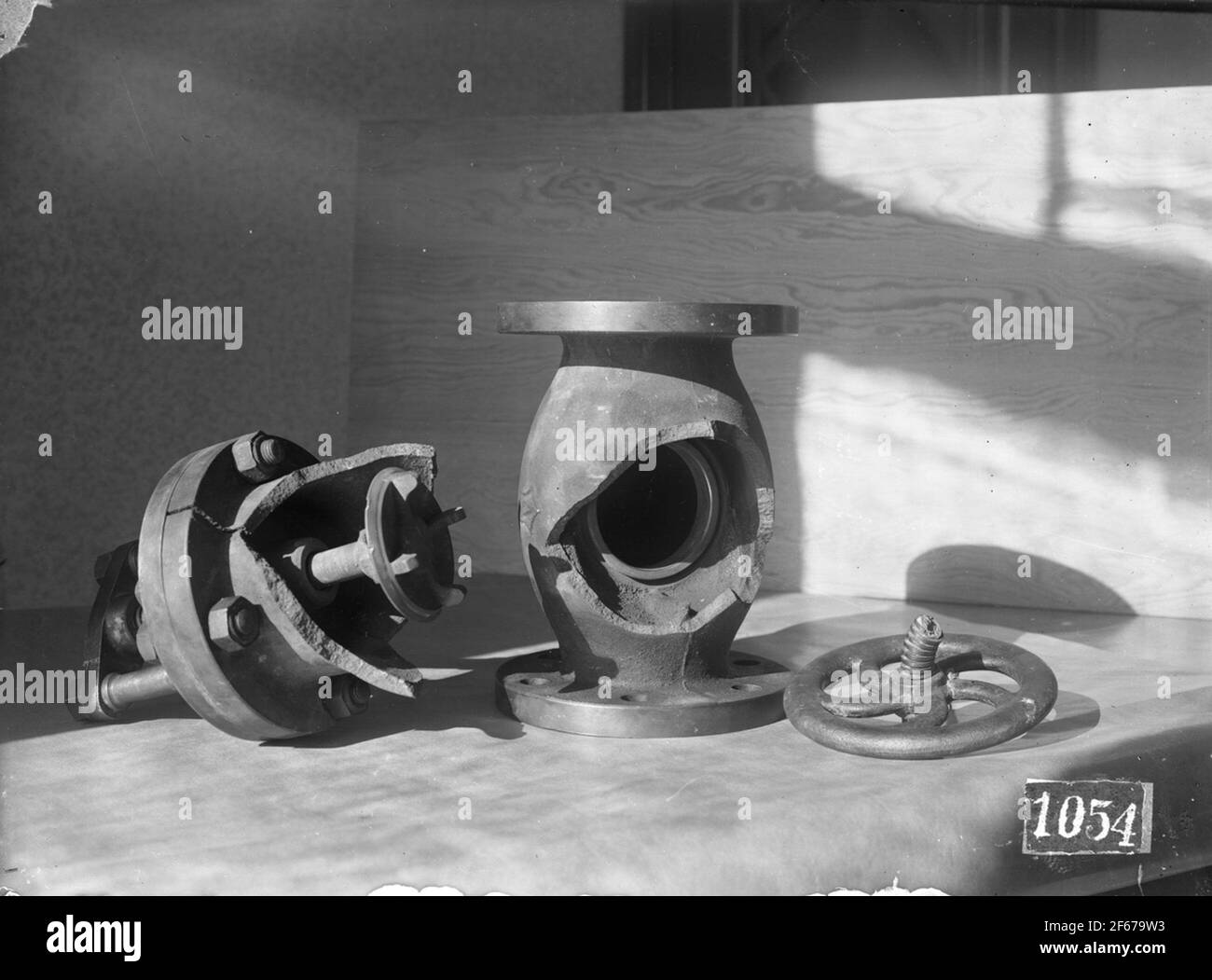 Damaged valve housing Stock Photo - Alamy