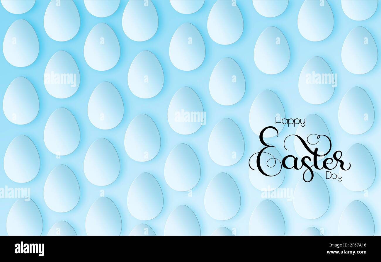 Happy Easter calligraphy background, Easter greeting card design. Happy ...