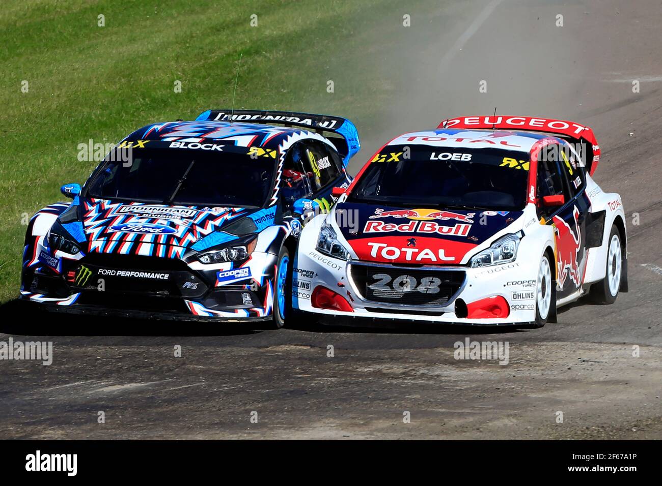 09 LOEB Sebastien (fra) Team Peugeot Hansen Peugeot 208 action 43 BLOCK ...