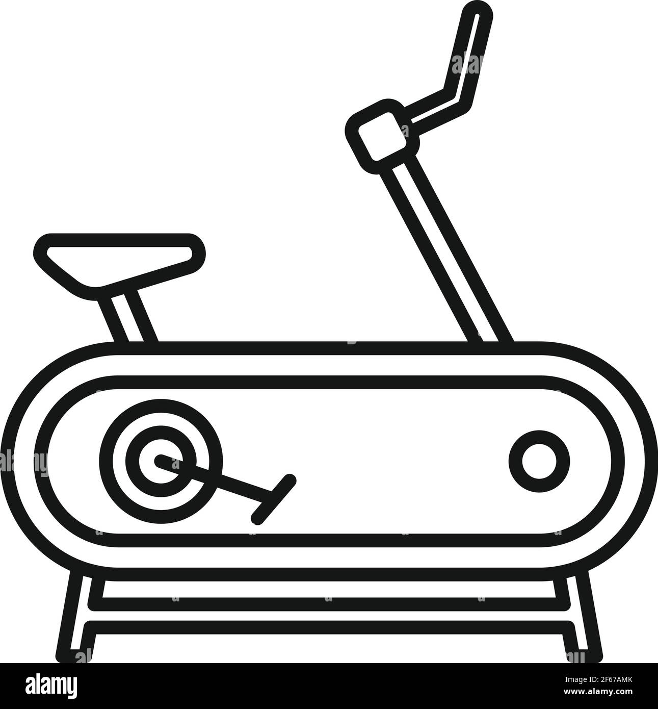 Biker exercise bike icon, outline style Stock Vector Image & Art - Alamy