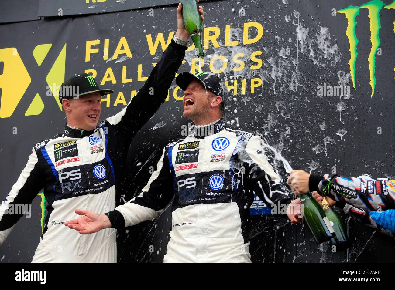 podium ambiance SOLBERG Petter (nor) PSRX Volkswagen Sweden Volkswagen ...