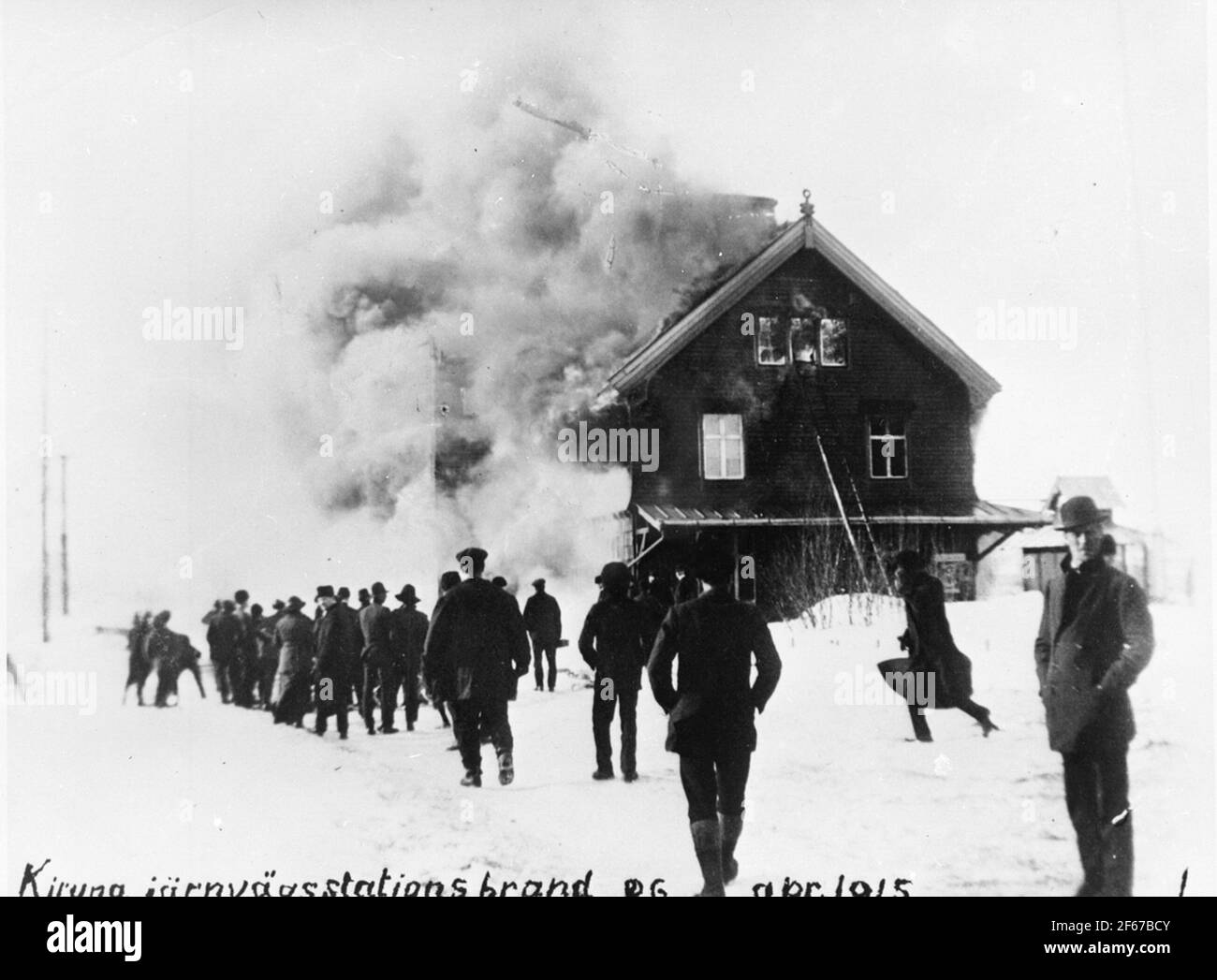 The station fire Stock Photo - Alamy