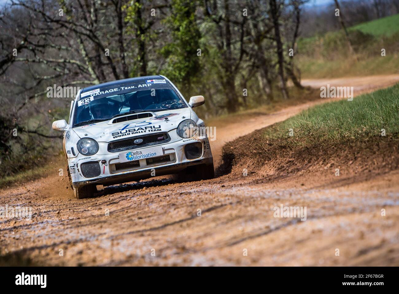 33 ROUGIER REGIS, GUILLOTON JEROME SUBARU WRX FA8 action during the ...
