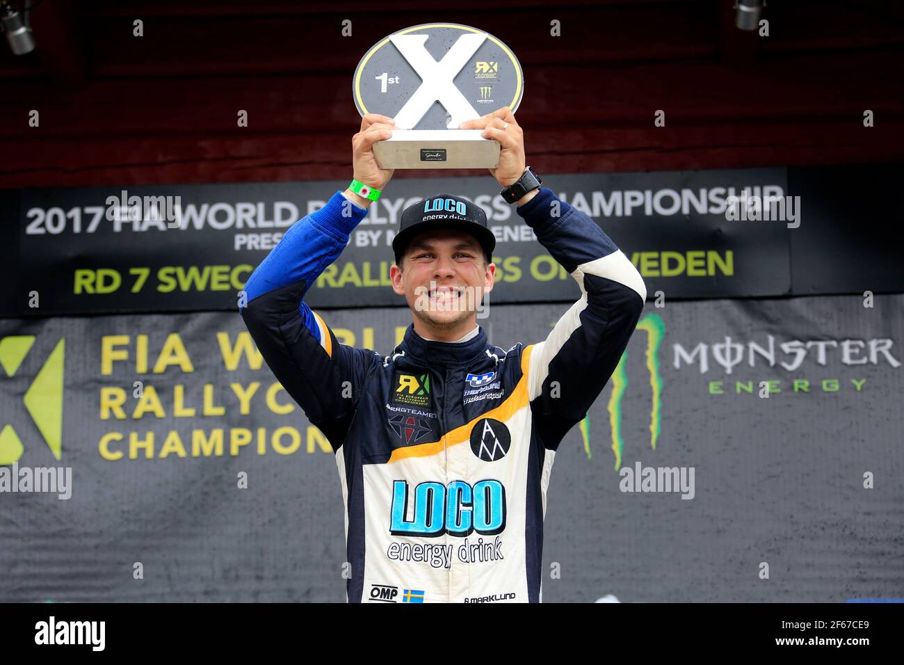 podium ambiance Anton MARKLUND during the Swecom WORLD RX Championship ...
