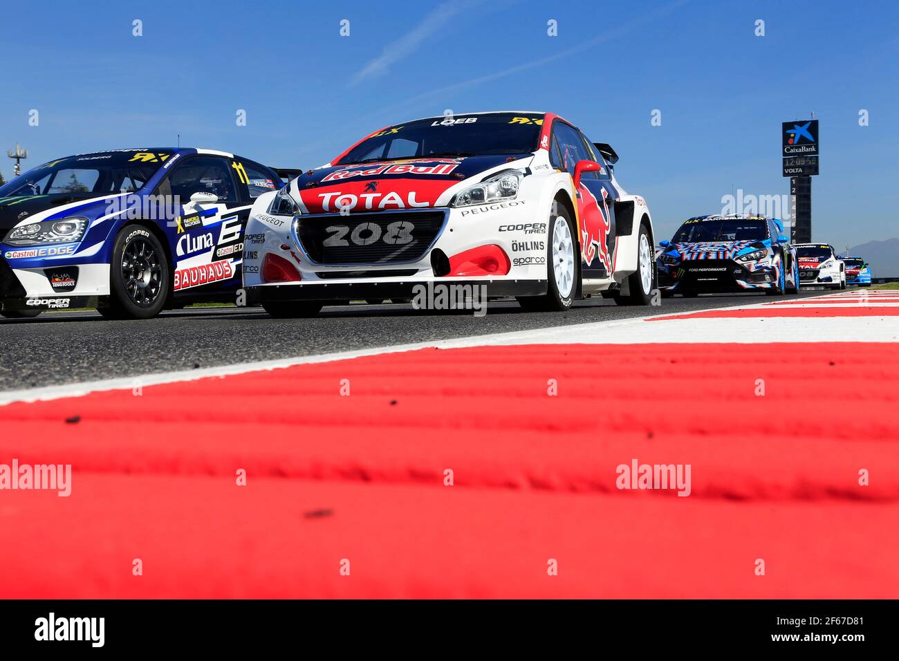 Team Peugeot Hansen during the FIA WRX World Rallycross Championship ...