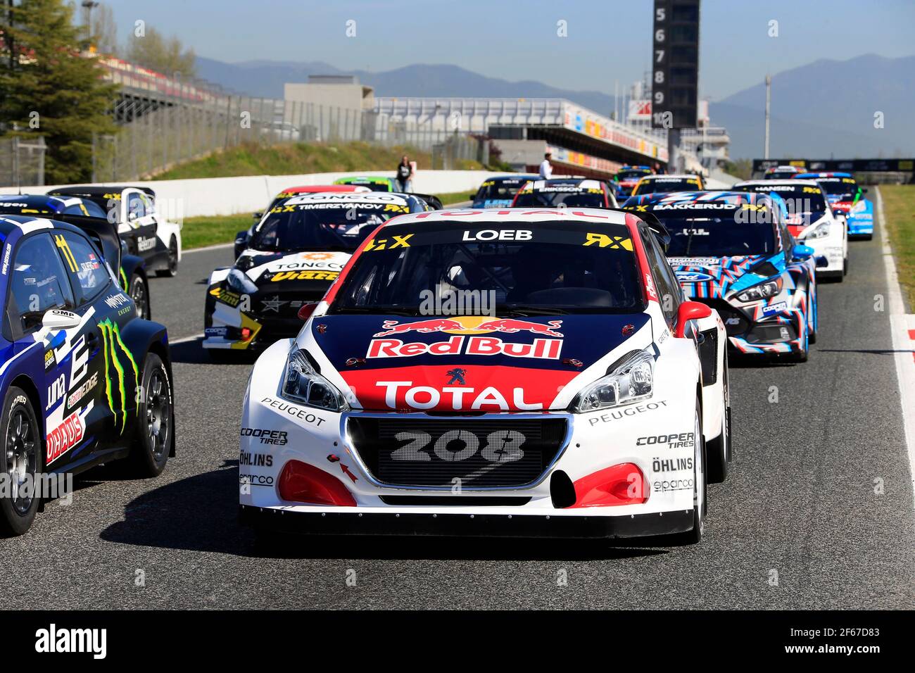 Team Peugeot Hansen during the FIA WRX World Rallycross Championship ...