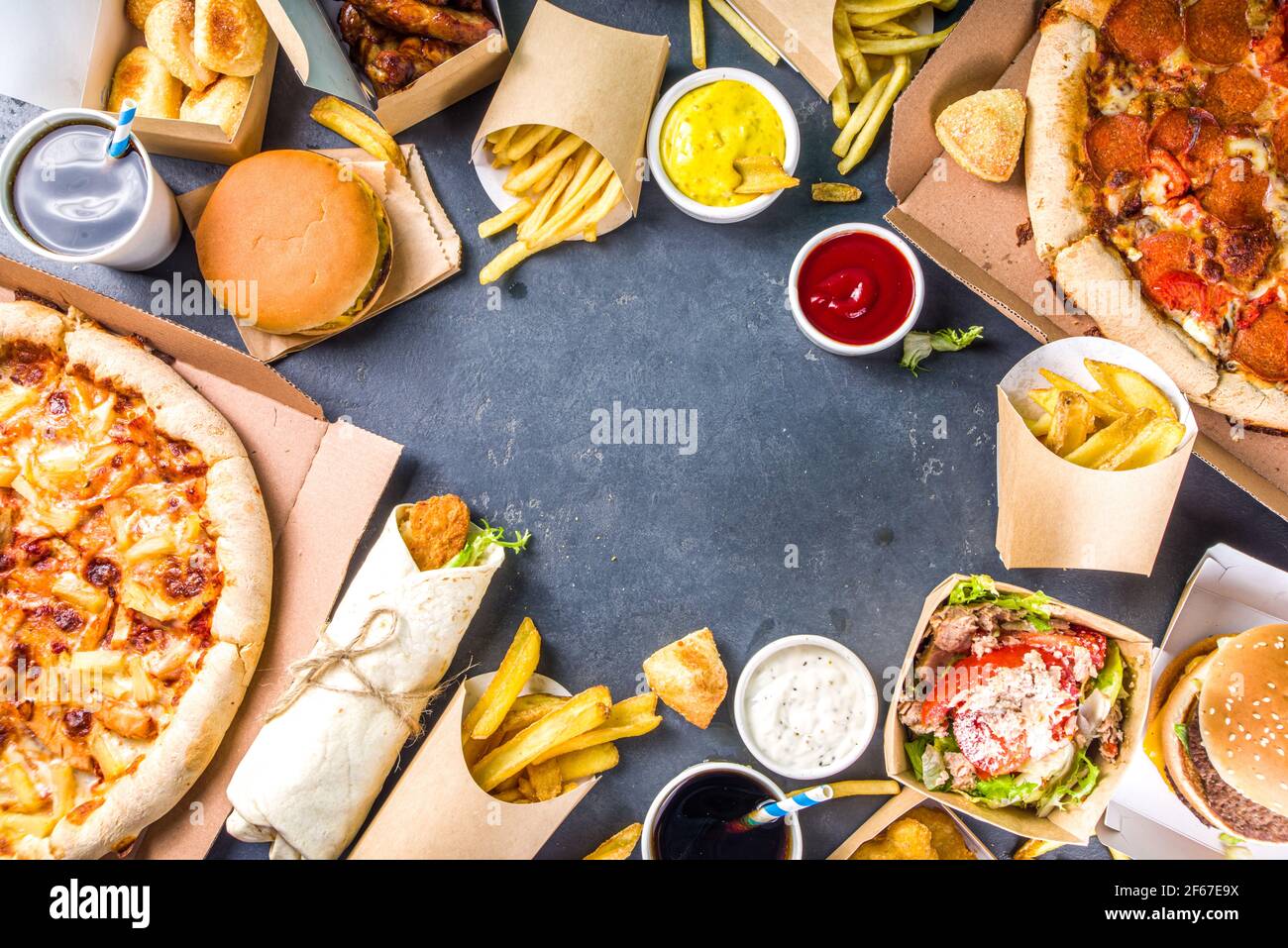 Large take out order hi-res stock photography and images - Alamy