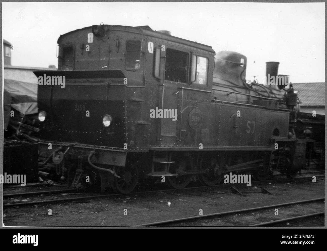 Steam locomotive, Northern Östergötland railways, pleasure Lok 17 ...