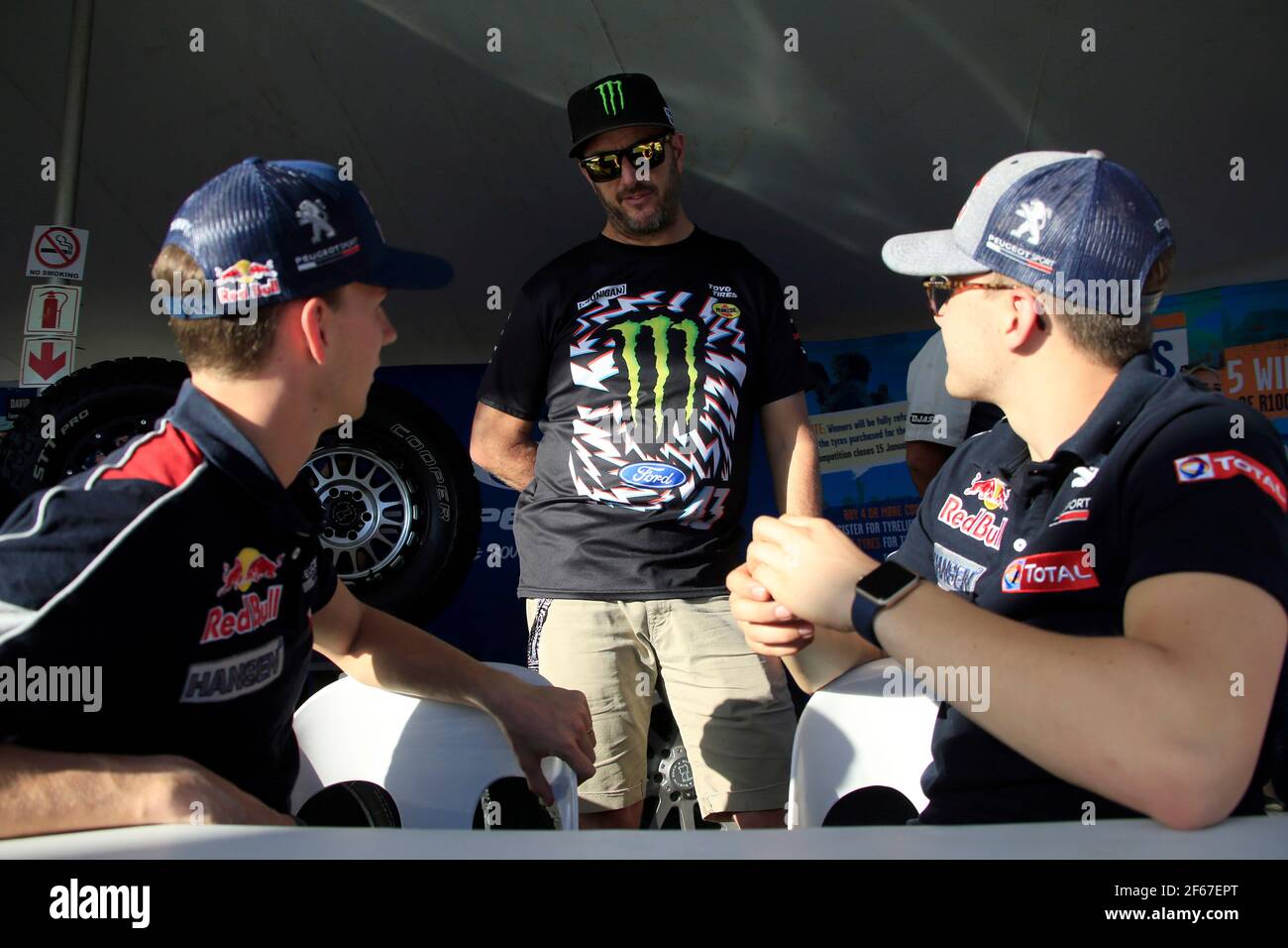 HANSEN Timmy Team Peugeot-Hansen ambiance portrait HANSEN Kevin Team ...