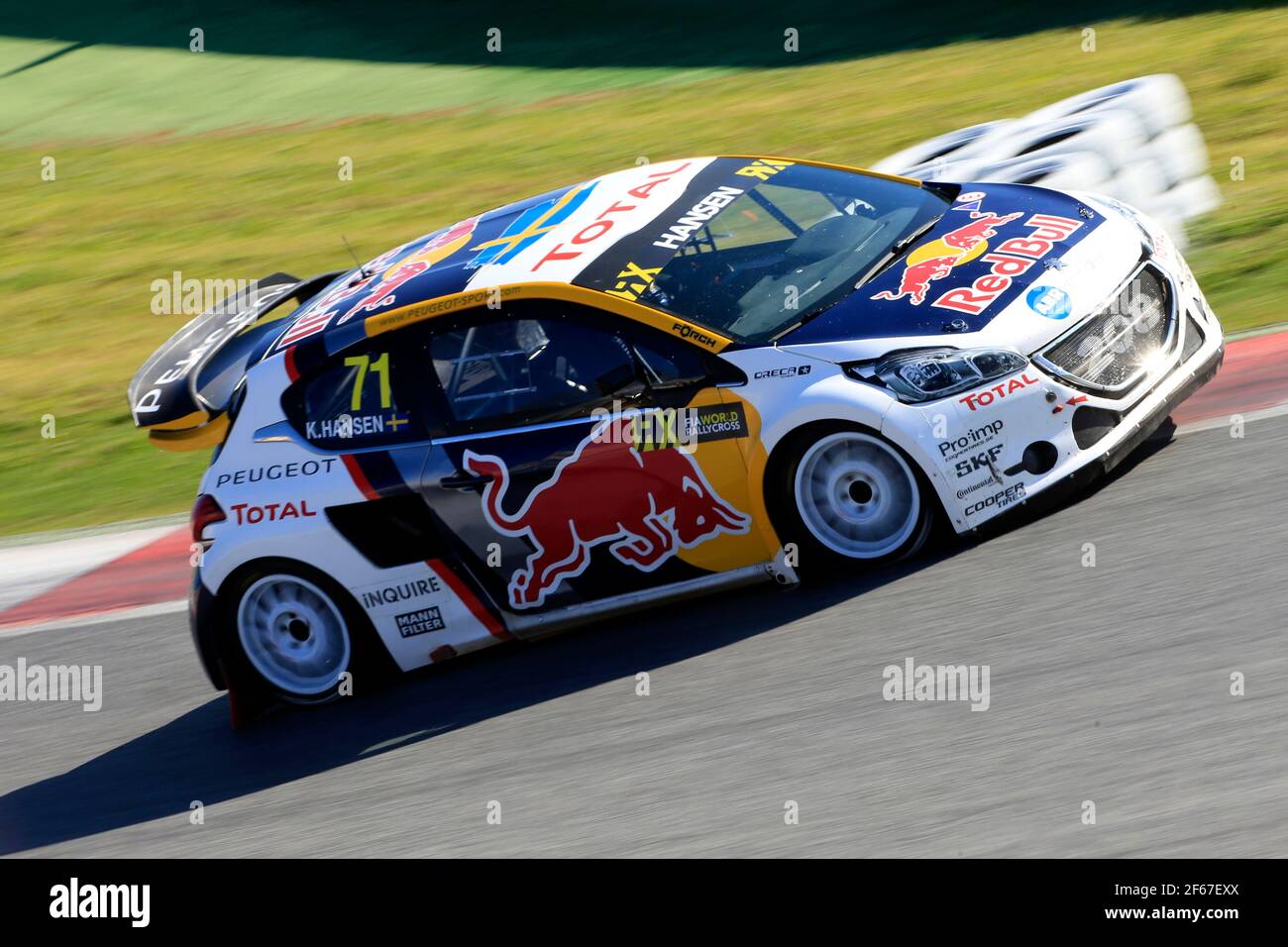 KEVIN HANSEN Team Peugeot-Hansen during the FIA WRX World Rallycross ...
