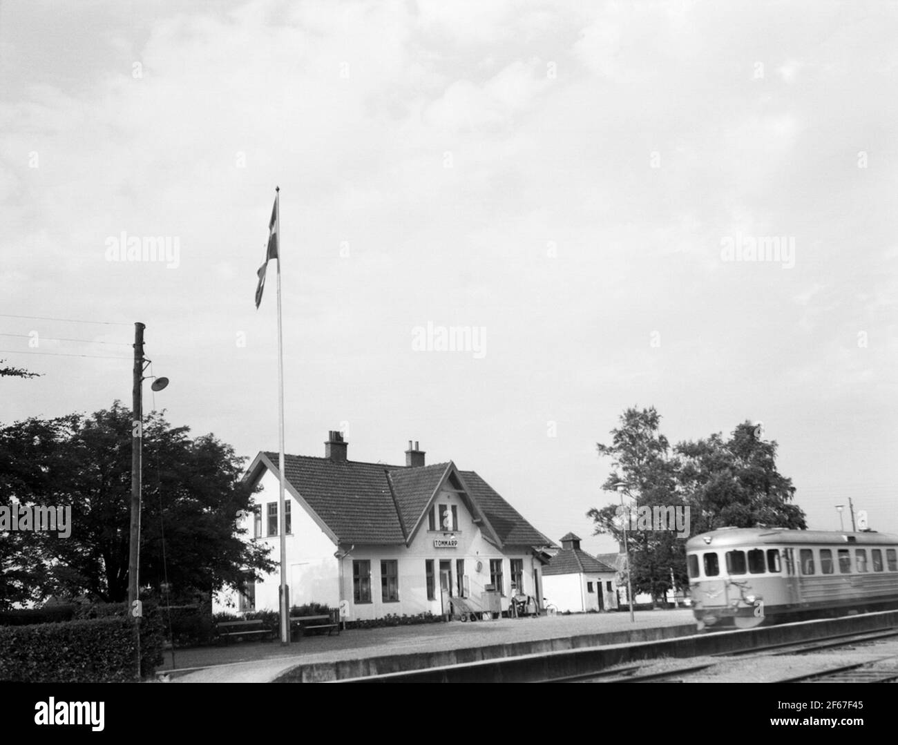 Simrishamn - Tommelilla Railway, CTJ, Tommarp Railway Station Stock ...