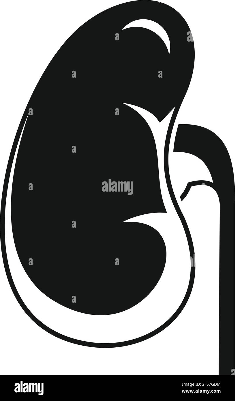 Anatomical kidney icon, simple style Stock Vector Image & Art - Alamy