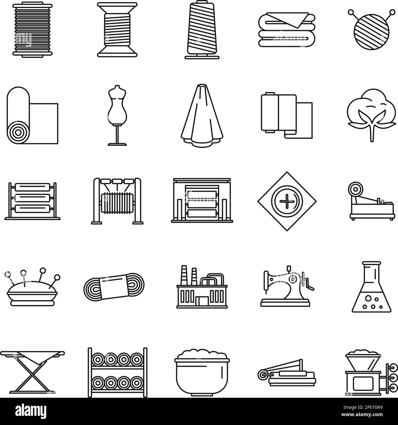 Textile Industry Symbol